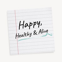 Happy, healthy & alive, positive | Free Photo - rawpixel
