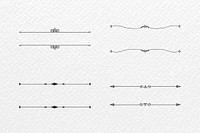 Vintage line frame collection vector | Premium Vector - rawpixel