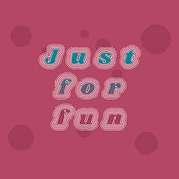 Just fun vector retro typography | Premium Vector - rawpixel