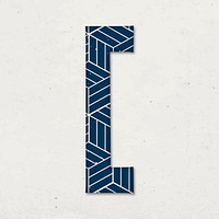 Vector square bracket geometric Japanese | Free Vector - rawpixel