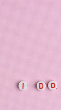 I DO word typography alphabet | Free Photo - rawpixel