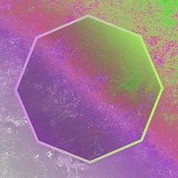 Octagon frame colorful background vector | Premium Vector - rawpixel