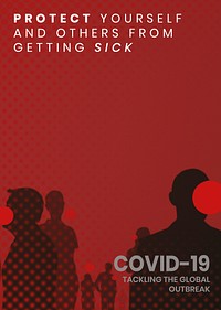 Protect others from getting sick | Free Vector Template - rawpixel