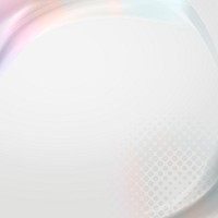 Colorful curve frame template on a gray | Free PSD - rawpixel