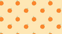 Psd hand drawn orange pattern | Premium PSD - rawpixel