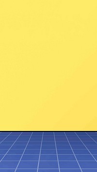 Retro vector blue grid on yellow | Premium Vector - rawpixel