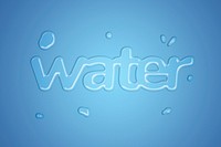 Water typography in water splash | Free Photo - rawpixel