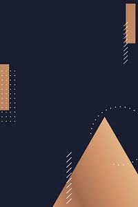 Modern copper geometric pattern blue | Premium Vector - rawpixel