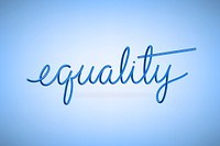 Handwritten Equality 3D word vector | Premium Vector - rawpixel