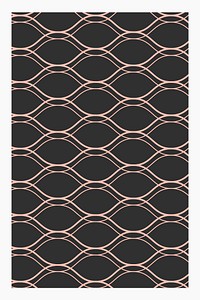 Seamless wavy geometric pattern vector | Premium Vector - rawpixel