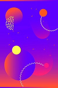 Blue gradient poster design vector | Premium Vector - rawpixel