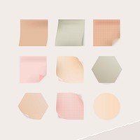 Earth tone sticky note collection | Premium PSD - rawpixel