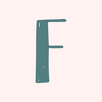 Letter F doodle font typography | Premium Vector - rawpixel