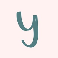 Letter Y doodle font typography | Free Vector - rawpixel