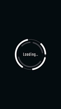 Loading icon smartphone screen vector | Premium Vector - rawpixel