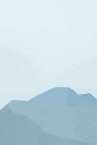 Background of blue mountains vector | Free Vector Illustration - rawpixel
