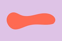 Red irregular shape abstract style | Free Photo - rawpixel