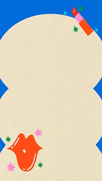 Pop art lips border frame | Premium Vector - rawpixel