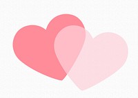 Pink heart shape collage element, | Premium Vector - rawpixel