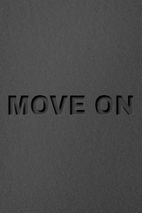 Move on paper cut lettering | Free Photo - rawpixel