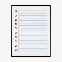 Ruled paper clipart, illustration. Free | Free Photo - rawpixel