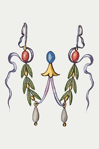 Vector Victorian fancy tassel decorative | Premium Vector Illustration ...