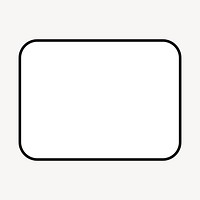 Blank text box collage element | Vector - rawpixel