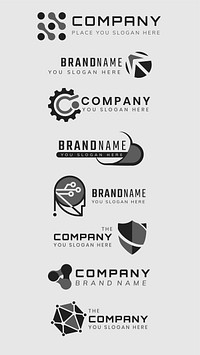 Gray business logo vector minimal | Premium Vector - rawpixel