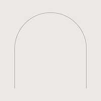 Minimal arch shape, line art | Premium PSD - rawpixel
