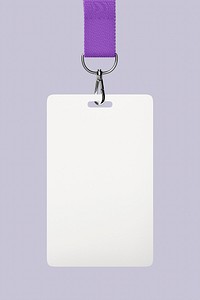 ID card, purple 3D rendering | Premium Photo - rawpixel