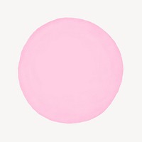 Pink circle badge, geometric shape | Premium Photo Illustration - rawpixel