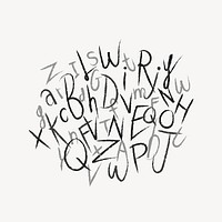 Messy alphabet letters | Premium Photo - rawpixel