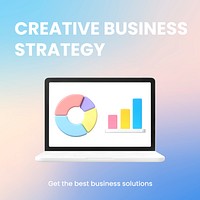 3D business Facebook ad template, | Premium Vector Template - rawpixel