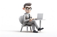 Sitting furniture computer glasses. AI | Free Photo - rawpixel