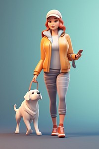 Dog figurine cartoon mammal. | Free Photo Illustration - rawpixel