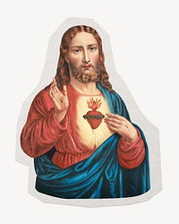 Jesus Christ, paper collage element, | Free Photo - rawpixel