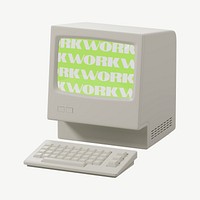 Y2K computer collage element psd | Premium PSD - rawpixel