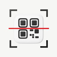 3D QR code collage element | Premium PSD - rawpixel