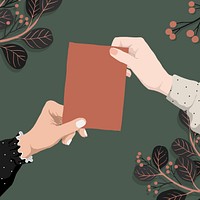 Card in hand vector illustration | Premium Photo Illustration - rawpixel