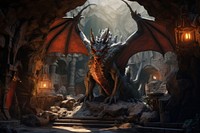 Dragon architecture screenshot sculpture. AI | Premium Photo - rawpixel