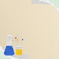 Science experiment border background, paper | Free Photo Illustration ...