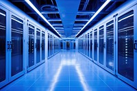 Datacenter computer server blue. | Premium Photo - rawpixel