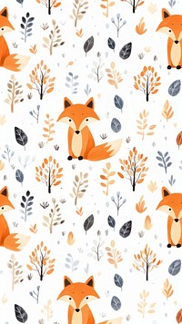 Fox pattern backgrounds creativity. | Free Photo Illustration - rawpixel