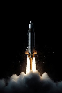 Minimal rocket ship aircraft vehicle | Free Photo Illustration - rawpixel