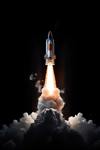 Minimal rocket ship aircraft vehicle | Free Photo Illustration - rawpixel