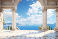 Greek style background architecture building | Premium Photo - rawpixel
