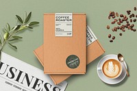 Parcel label sticker mockup psd | Premium PSD Mockup - rawpixel