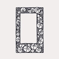 Lilly pad frame collage element | Free Vector - rawpixel