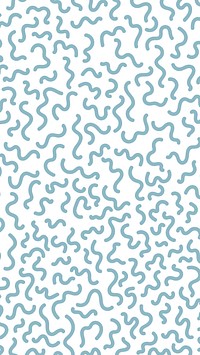 Cute iPhone wallpaper blue squiggle | Free Photo - rawpixel