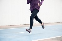 White woman running on track | Free Photo - rawpixel